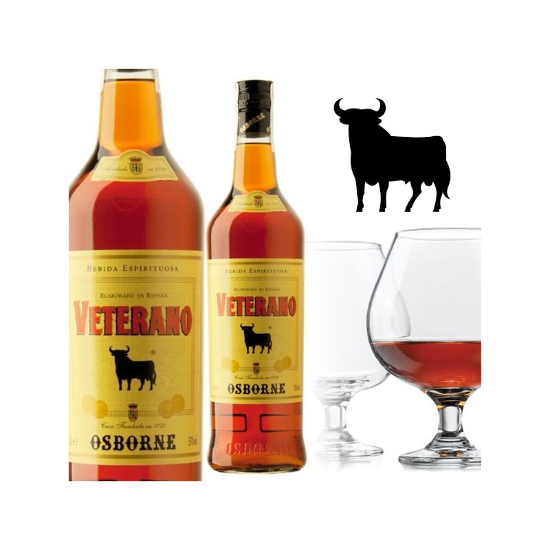 Brandy Veterano Osborne - 100% Certificate - Quality Spain